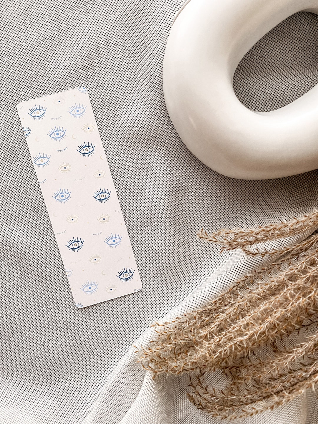 Evil Eye Bookmark | Double Sided | Gifts for Book Lovers - Etsy