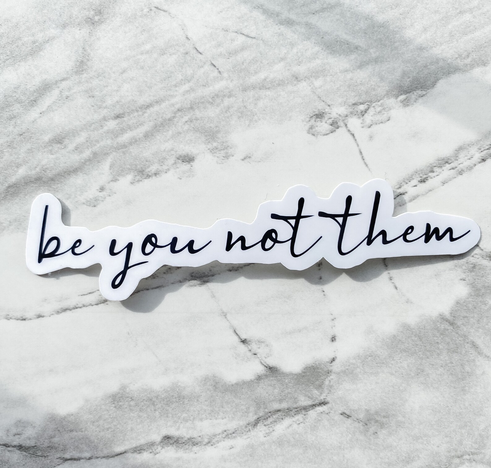 Be You Not Them Quote Sticker Laptop Sticker Journal | Etsy