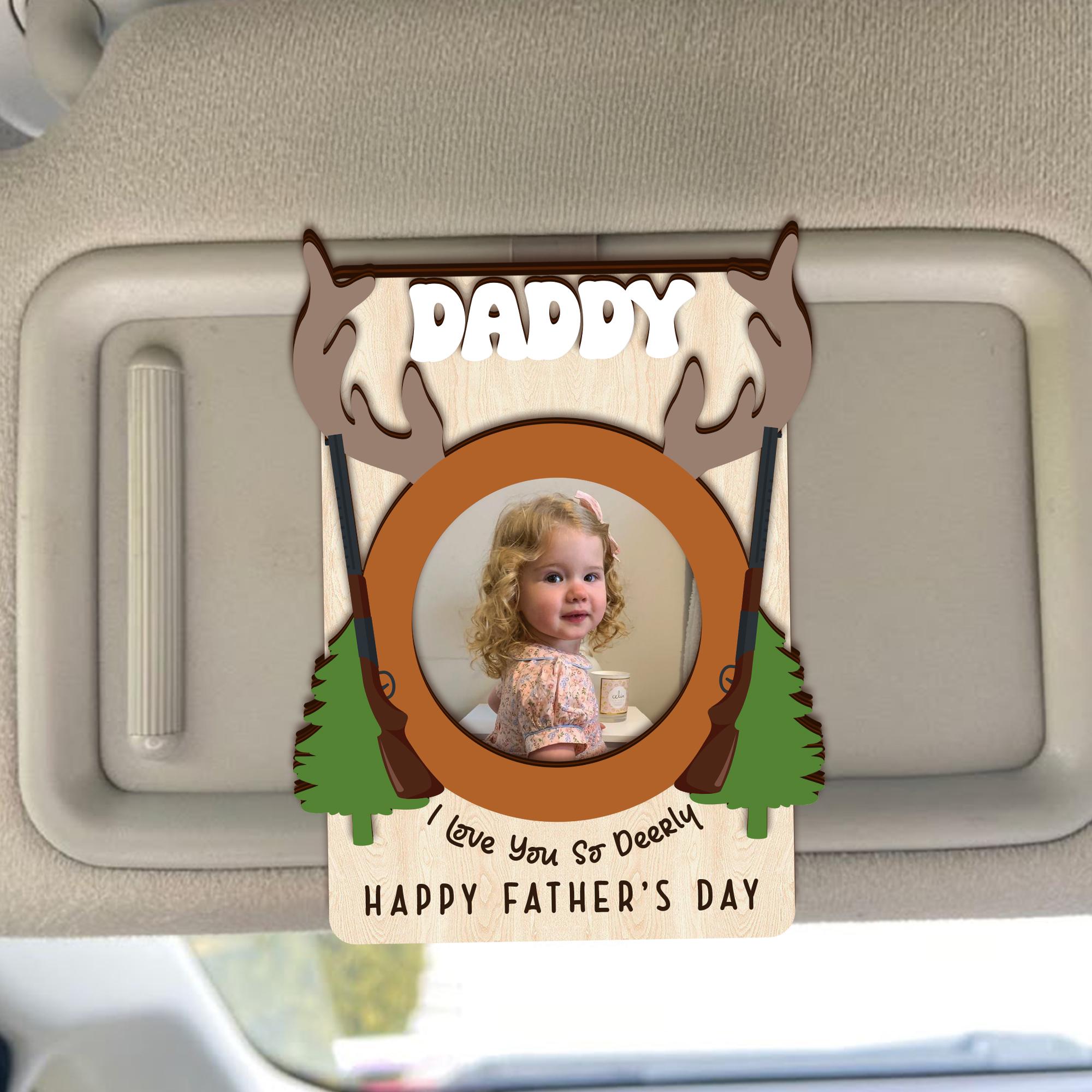 Personalized Father’s Day Photo Magnet Frame, Custom Picture Magnet ...