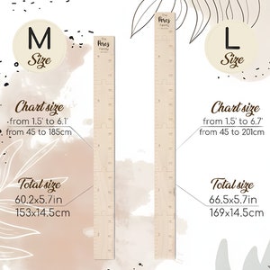 Family Height Chart Personalized Growth Chart Baby Growth Chart Wooden ...