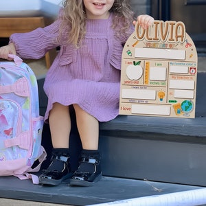 Back to School Sign, First Day of School Sign, Last Day of School Sign ...