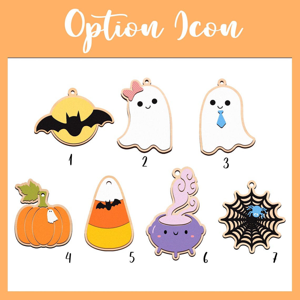 Custom Halloween Name Tag, Personalized Wooden Basket Tag, Halloween ...