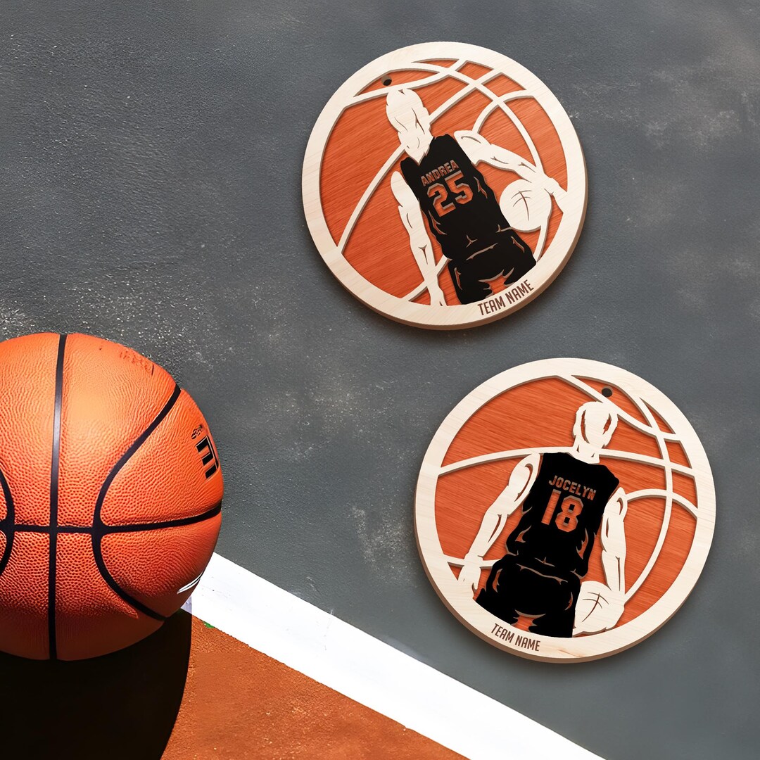 Custom Basketball Ornament, Boy Keepsake for Basketball Player ...