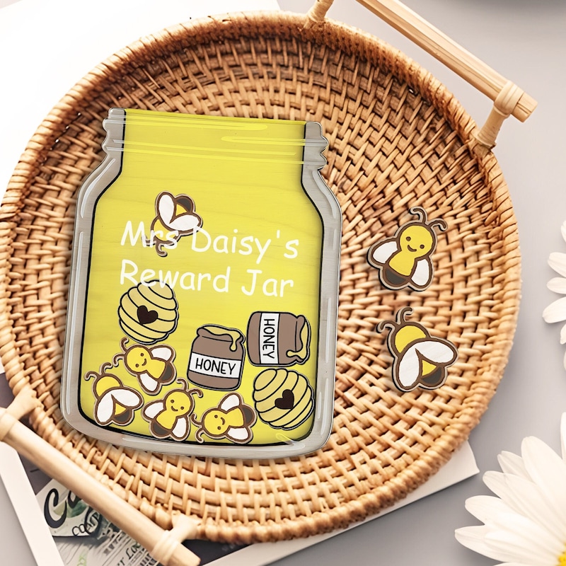 Bee Mason Jar - Etsy