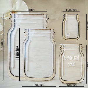 Personalized Stars Reward Jar for Kids, Token Jar System, Customizable ...