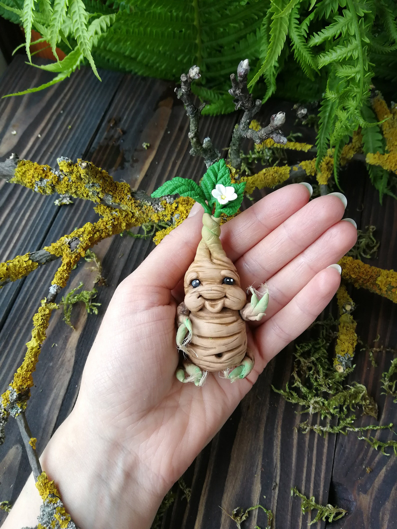 Mandrake Root the Screaming Magic Mandrake Mandrake Baby | Etsy