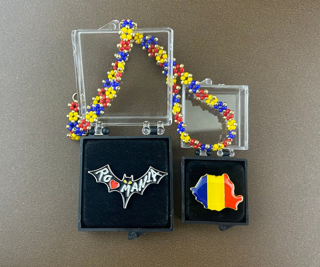 Romanian Pins/brooches-romania Map Flag Lapel Pin-romania Bat Pin ...