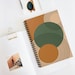 Modern Retro Spiral Notebook Circles 2 - Etsy