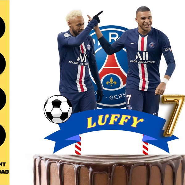 Psg Mbappe Cake - Etsy