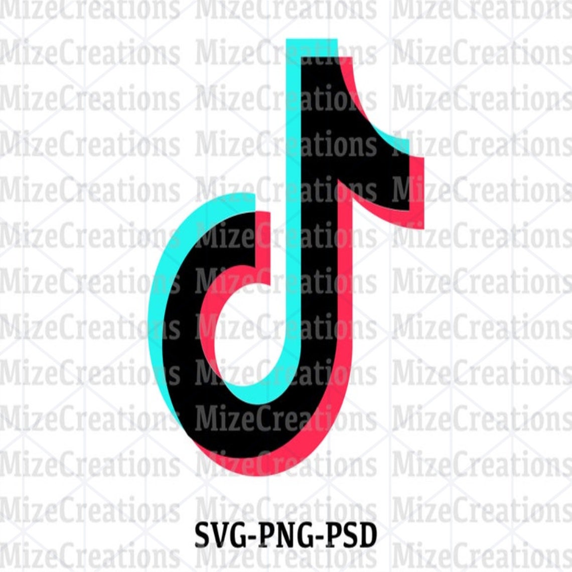 Tiktok Svg Instant Download Tiktok Svg Tiktok Logo Svg | Etsy