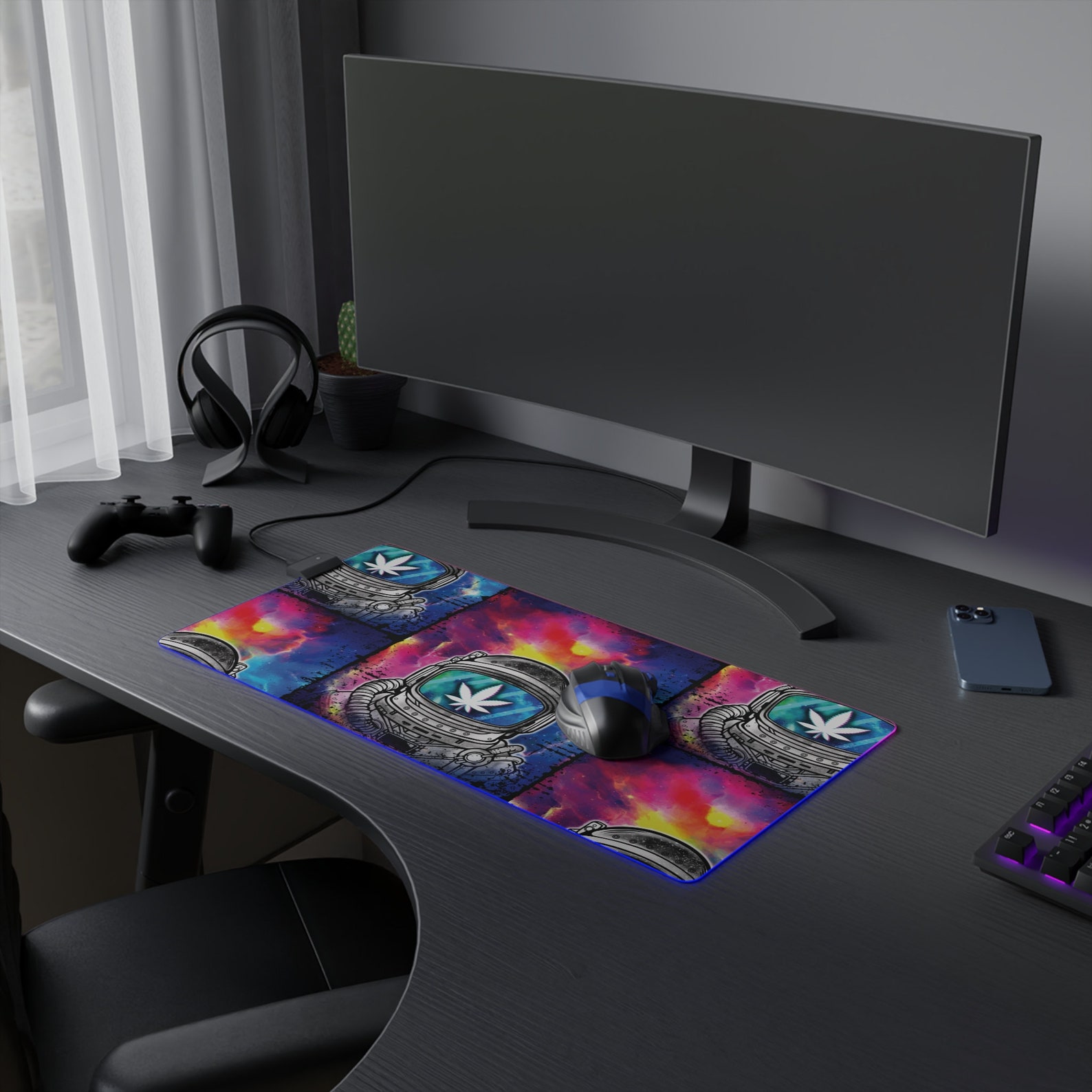 Bright Star LED Gaming Mouse Pad - Etsy