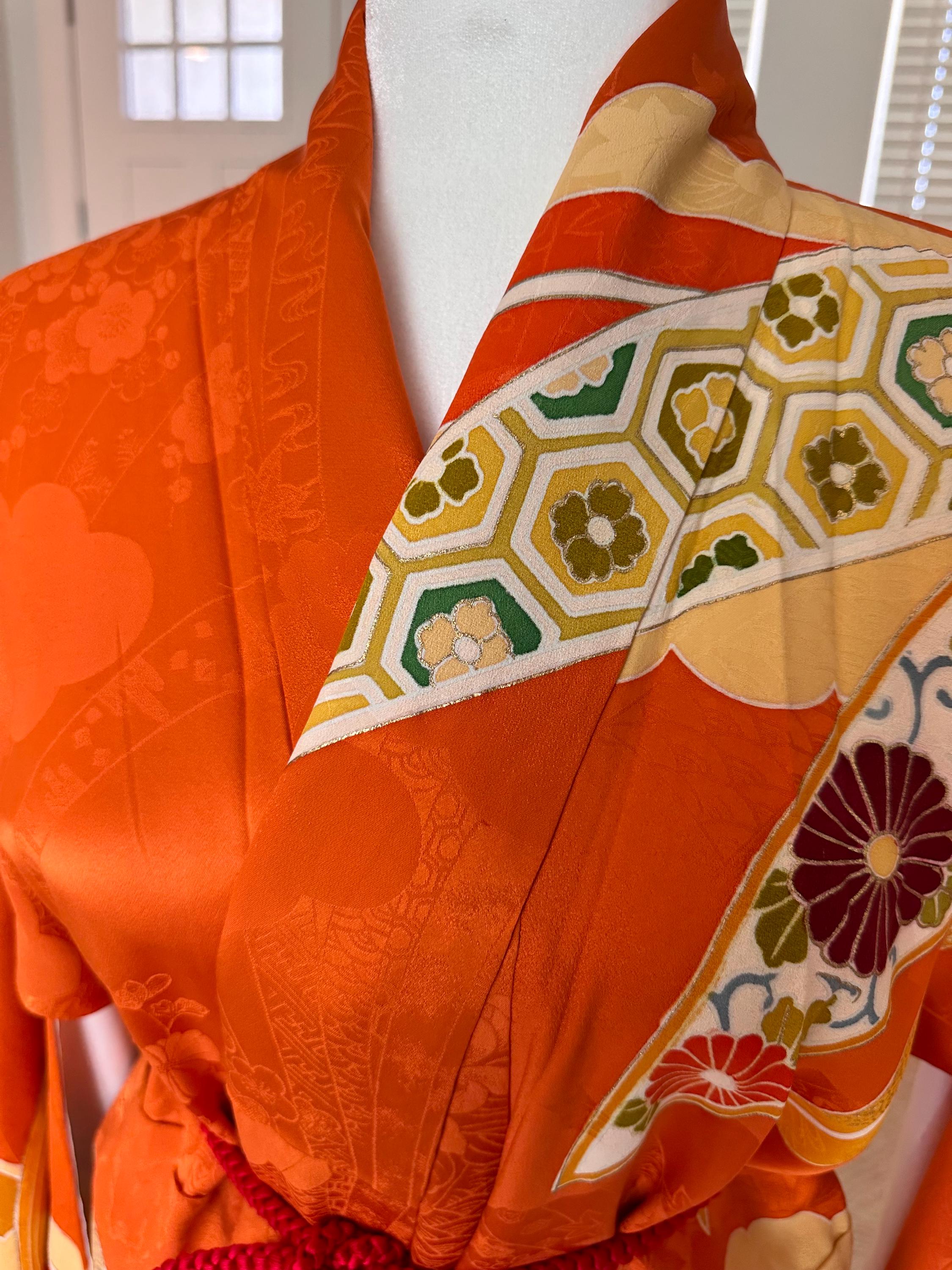 Vintage Japanese Furisode - Etsy