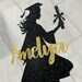 Graduation Girl Cake Topper, Custom Graduation Topper, Custom Name ...