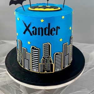 Tall Buildings, Skyscraper Buildings Edible Image Cake Strip Precut - Etsy