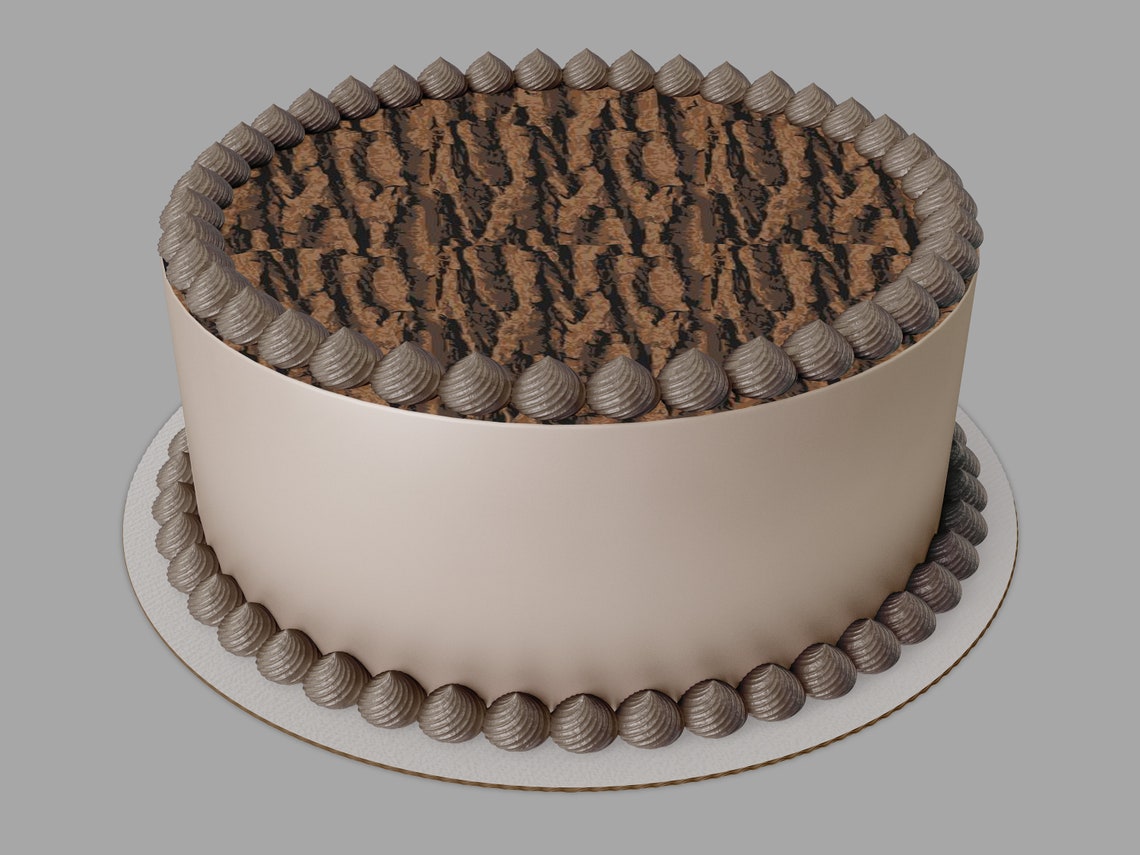 Tree Bark Edible Cake Wrap Strip - Etsy