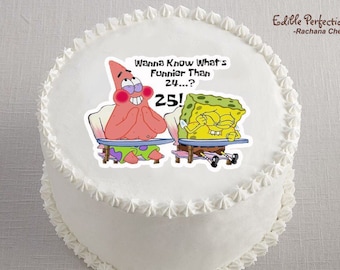 Spongebob 24 Cake | Etsy