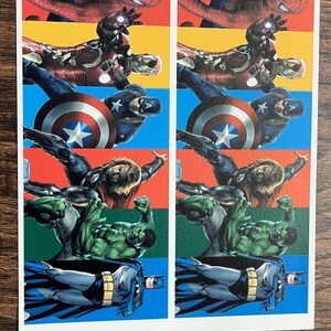 Superhero Cake Wrap: Edible Image Strips - Etsy