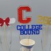 Custom College Bound Graduation Centerpiece Sticks Custom University ...