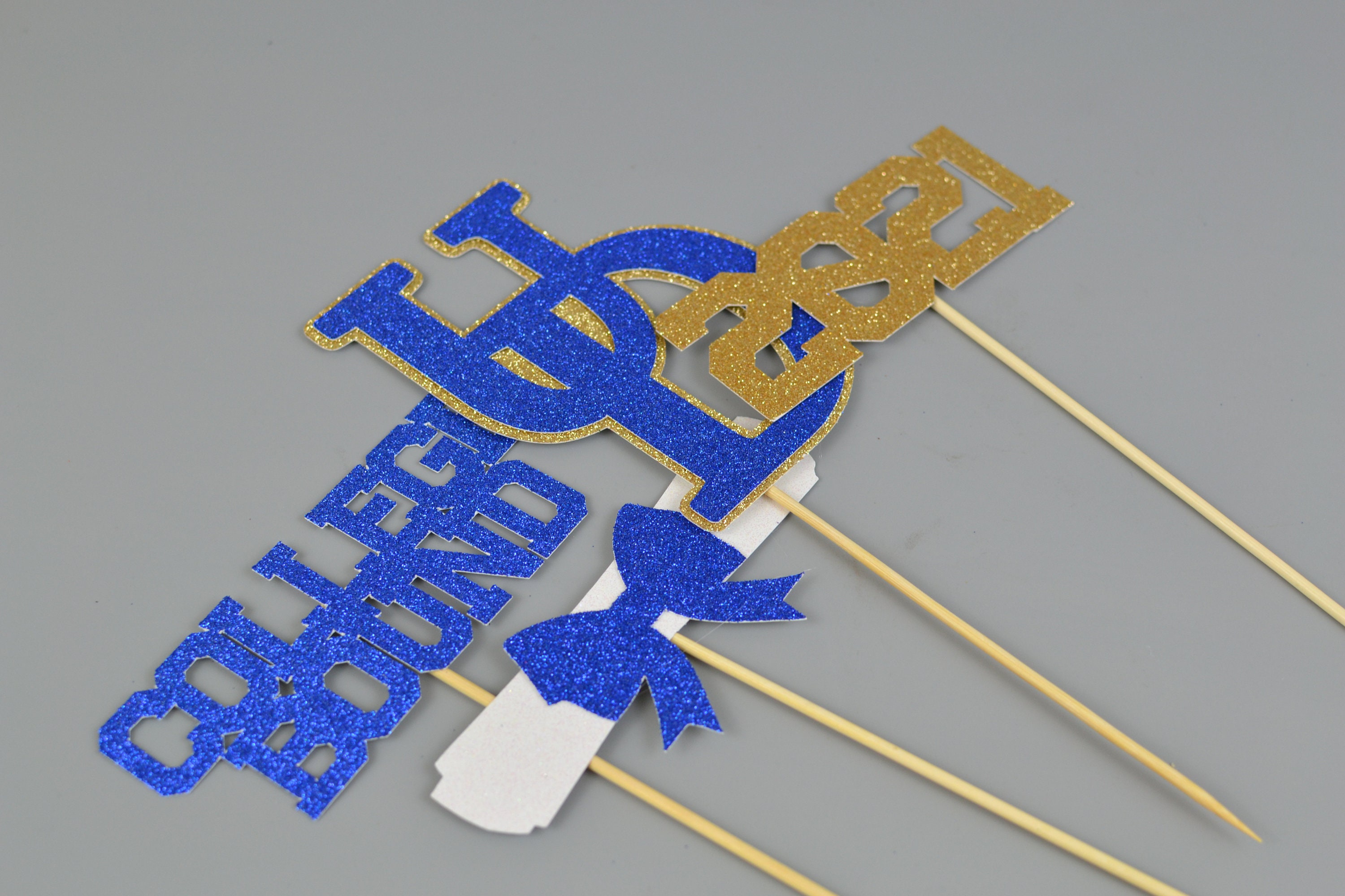 Custom College Bound Graduation Centerpiece Sticks University - Etsy