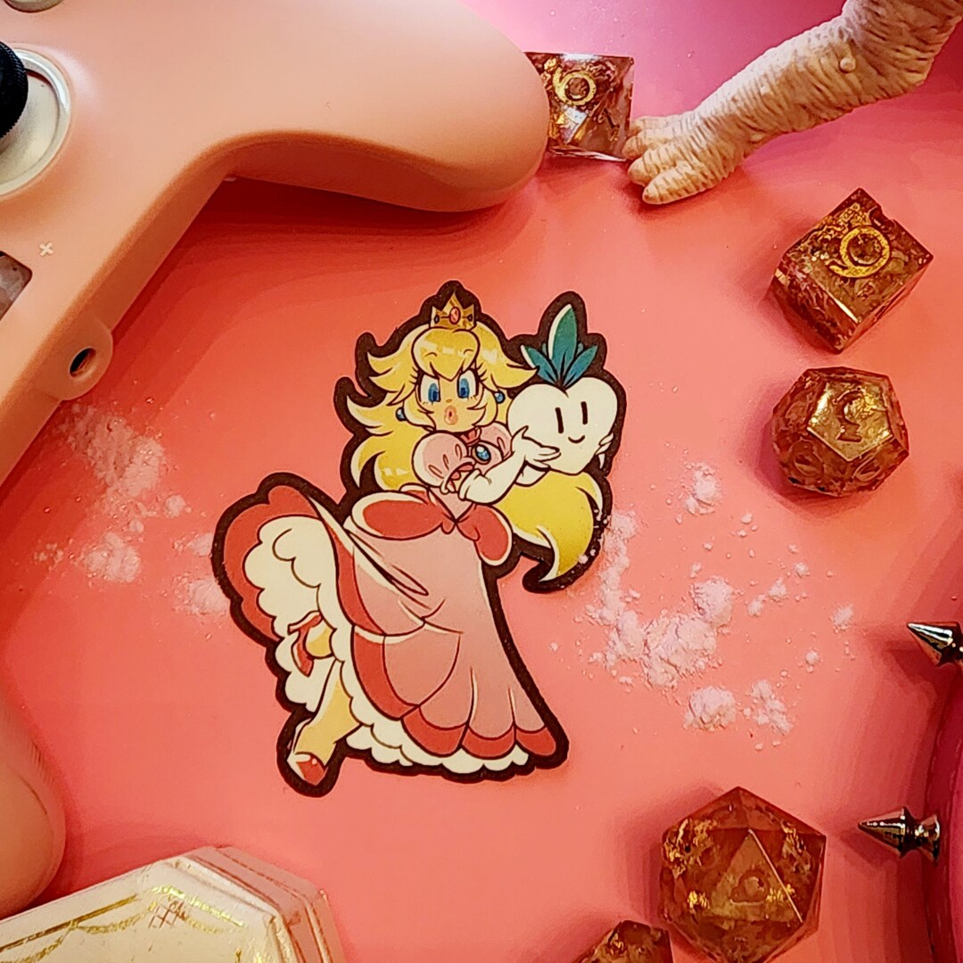 Cute Peach Sticker - Etsy