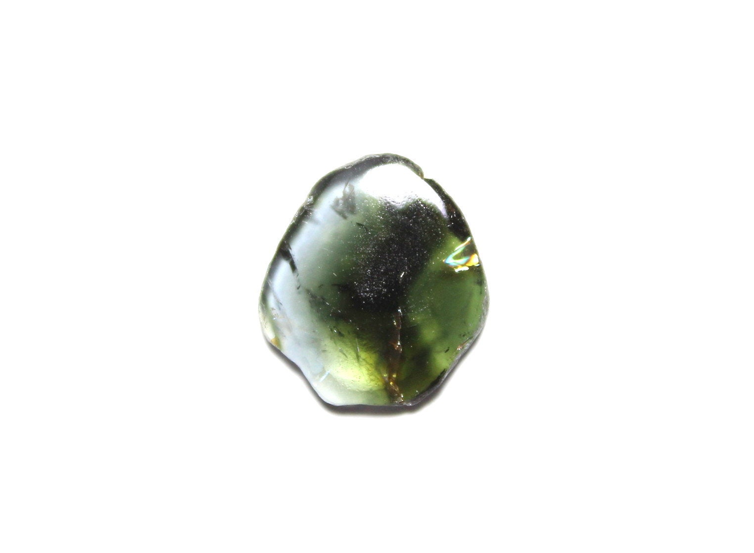 Jewelry Making & Beading Materials Natural Green Bi Colour Tourmaline ...