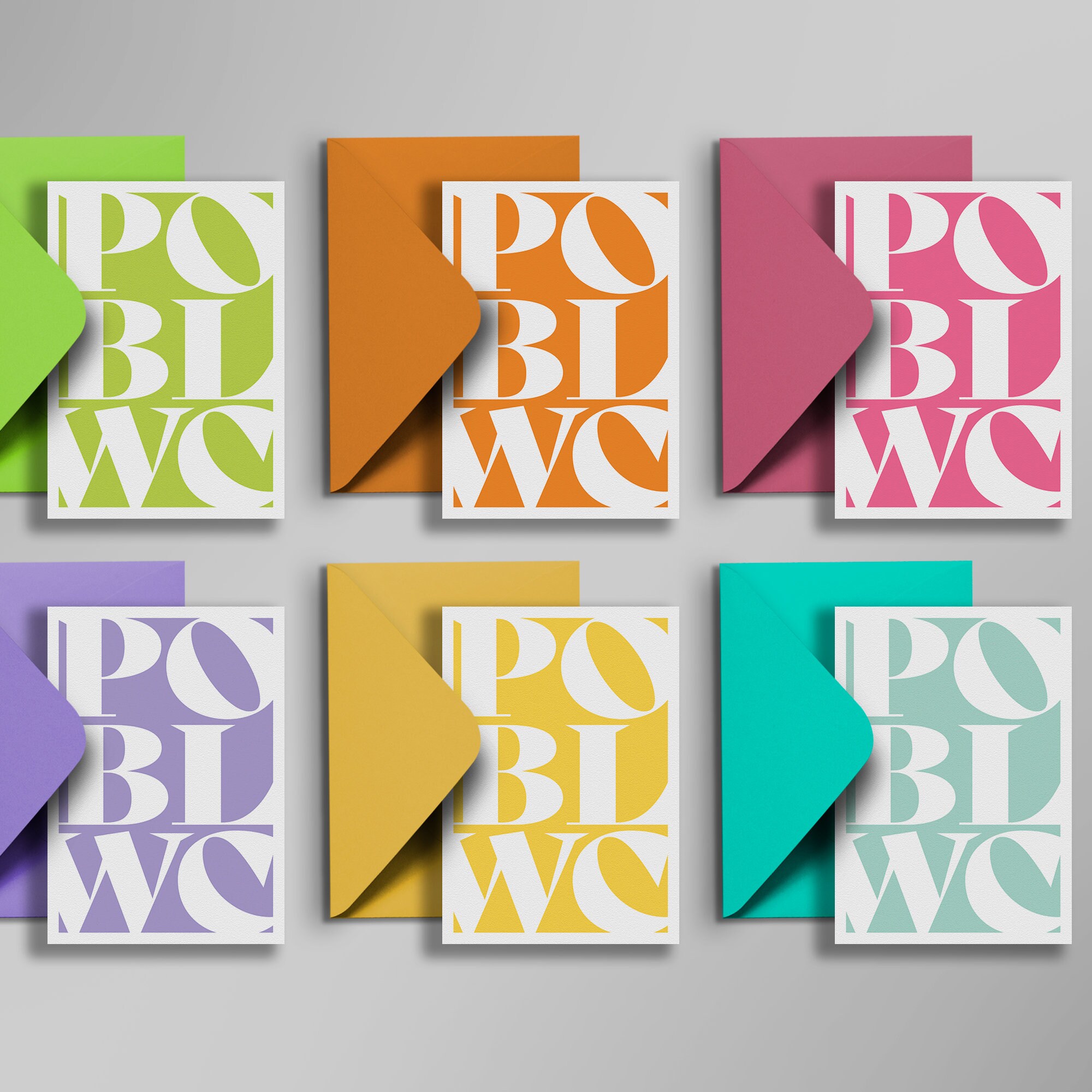 Pob Lwc welsh 'good Luck' Card Typographic Style - Etsy UK