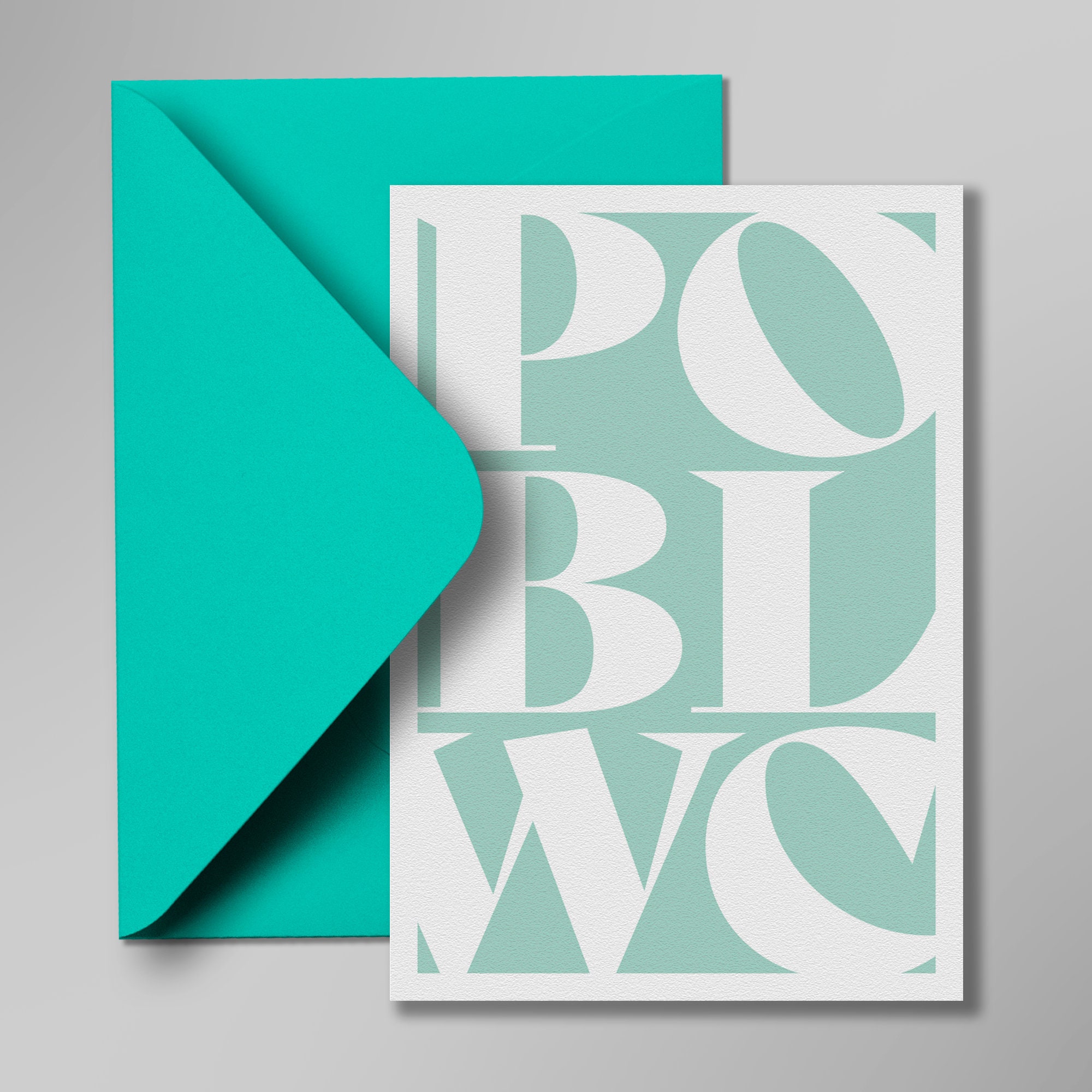 Pob Lwc welsh 'good Luck' Card Typographic Style - Etsy UK