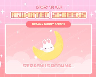 Animated Dreamy Shiba Inu Offline Screen / Banner | Cute Stream Screen ...