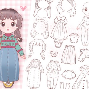 Animated Blink Anime Girl Screen/banner Cute Stream Screen Starting ...