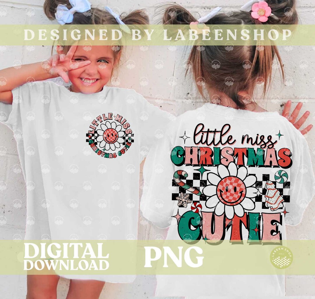 Little Miss Christmas Cutie PNG Christmas Toddler Girl PNG - Etsy