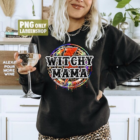 Witchy Mama PNG Halloween Witch Design Halloween - Etsy
