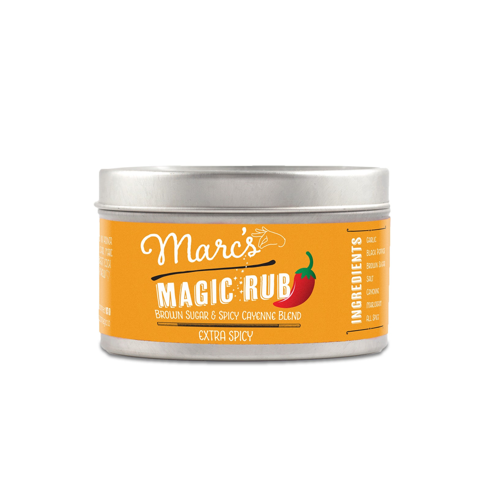 Marc's Magic BBQ Rub, Sweet & Extra Spicy Dry Rub Perfect for Chicken ...