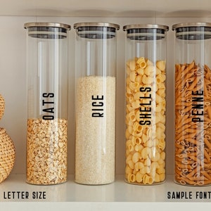 Pantry Labels // Kitchen Cupboard Labels // Kitchen Organization ...