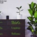 Custom Bedroom Labels / Closet Labels / Dresser Labels / Clothing ...