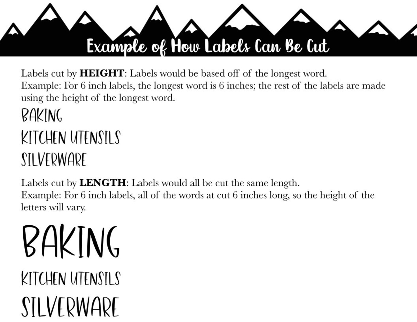 Custom Bedroom Labels / Closet Labels / Dresser Labels / | Etsy