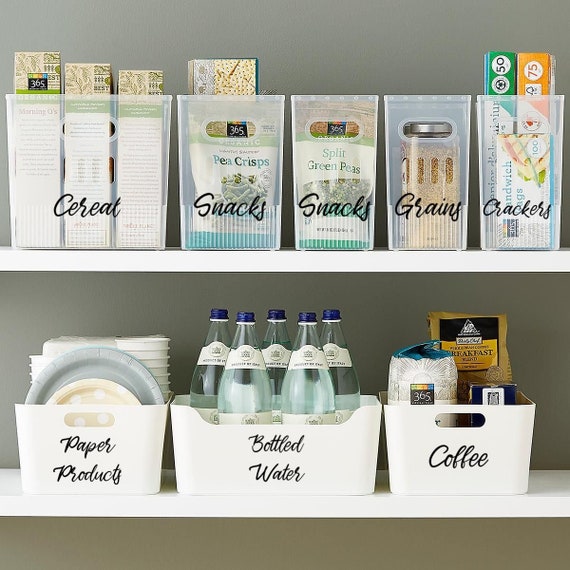 Pantry Labels // Kitchen Cupboard Labels // Kitchen | Etsy