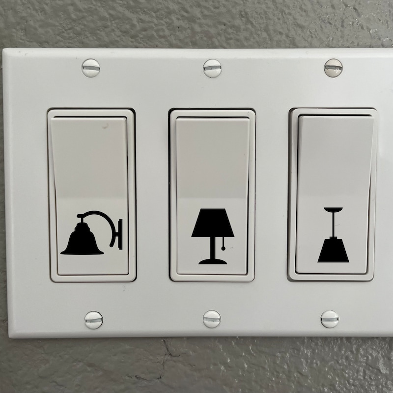 Light Switch Labels - Etsy