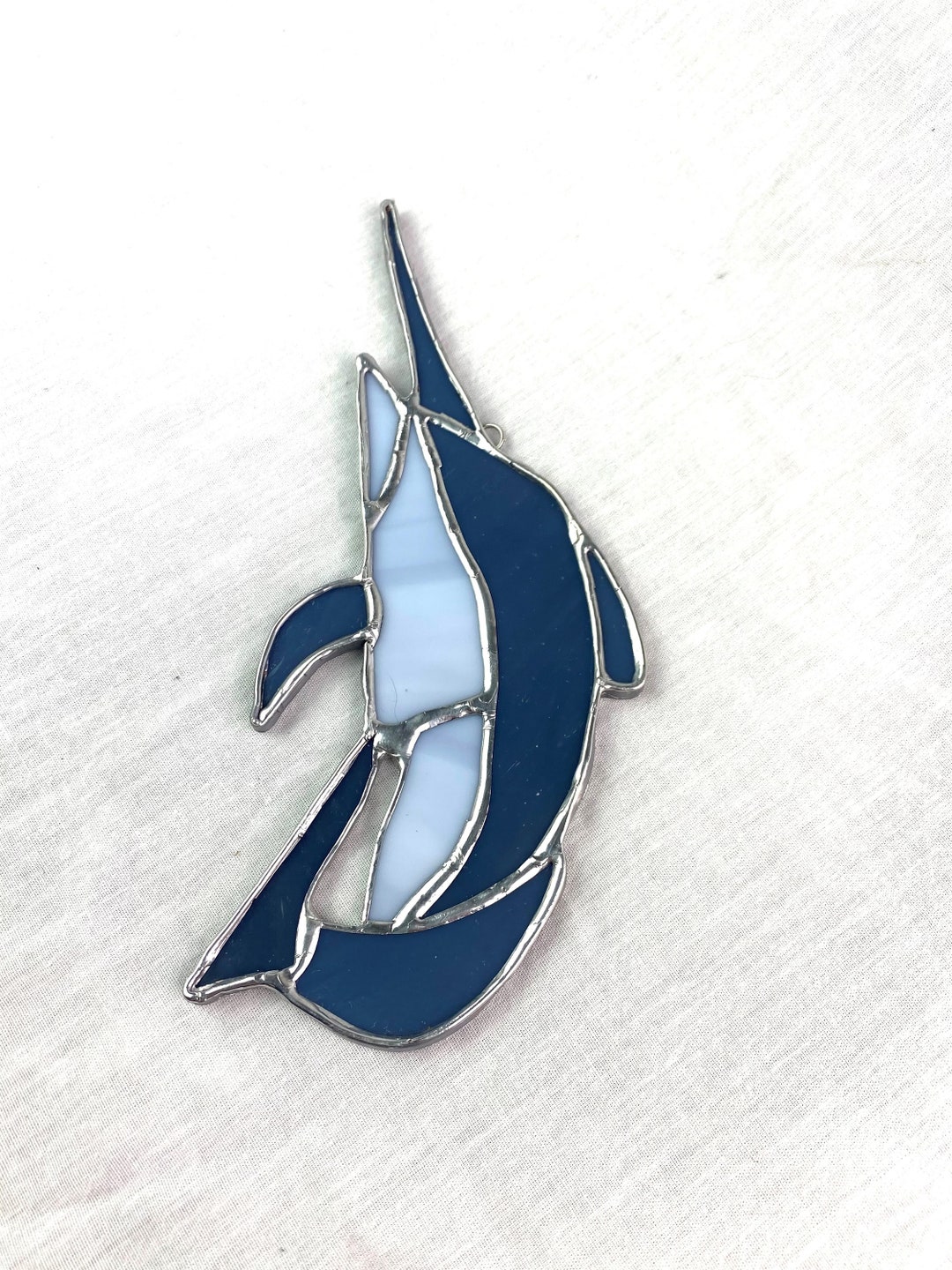 Jumping Marlin - Fish - Fishing - Water - Ocean - Window Hanging ...