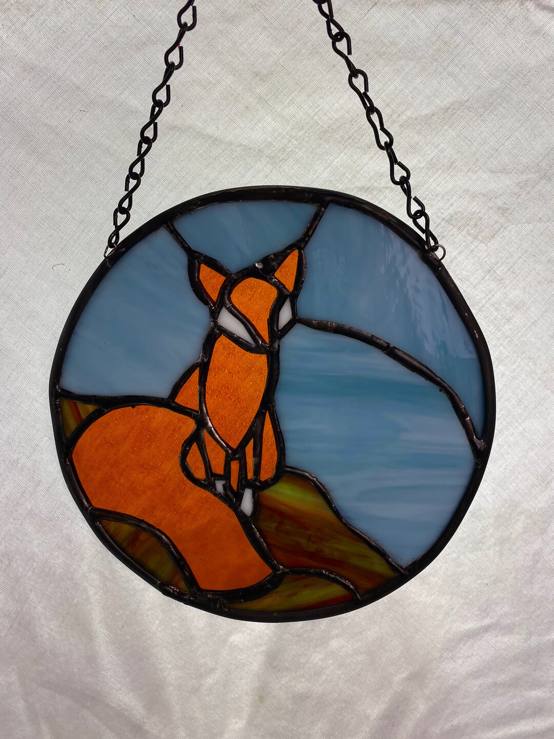Waiting Fox Window Hanging Accent Decor Home Gift - Etsy