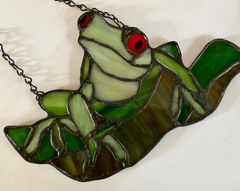 Stained Glass Tree Frog - Etsy