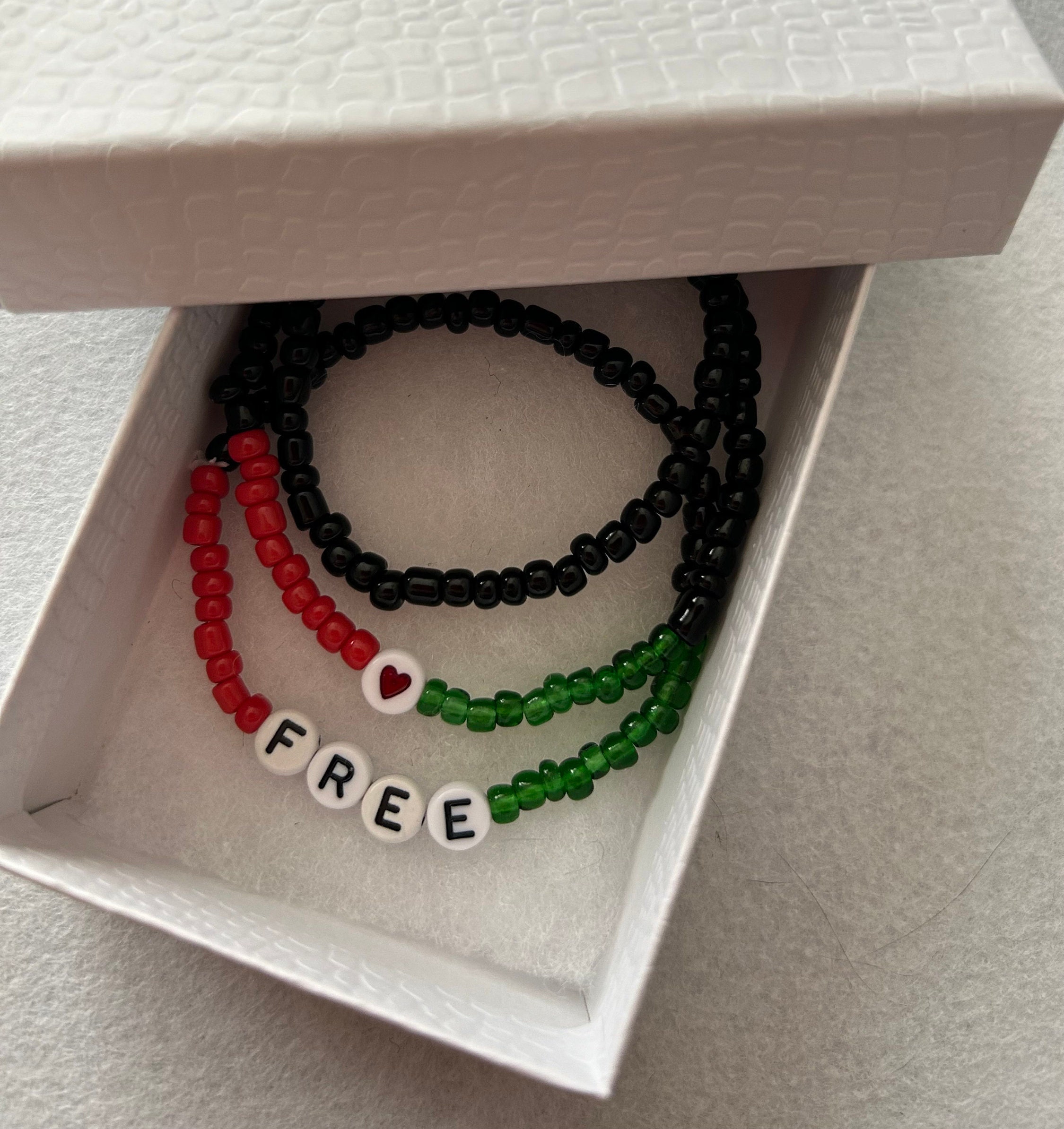 Palestine Bracelet Set, Free Palestine, Support Palestine, Solidarity ...