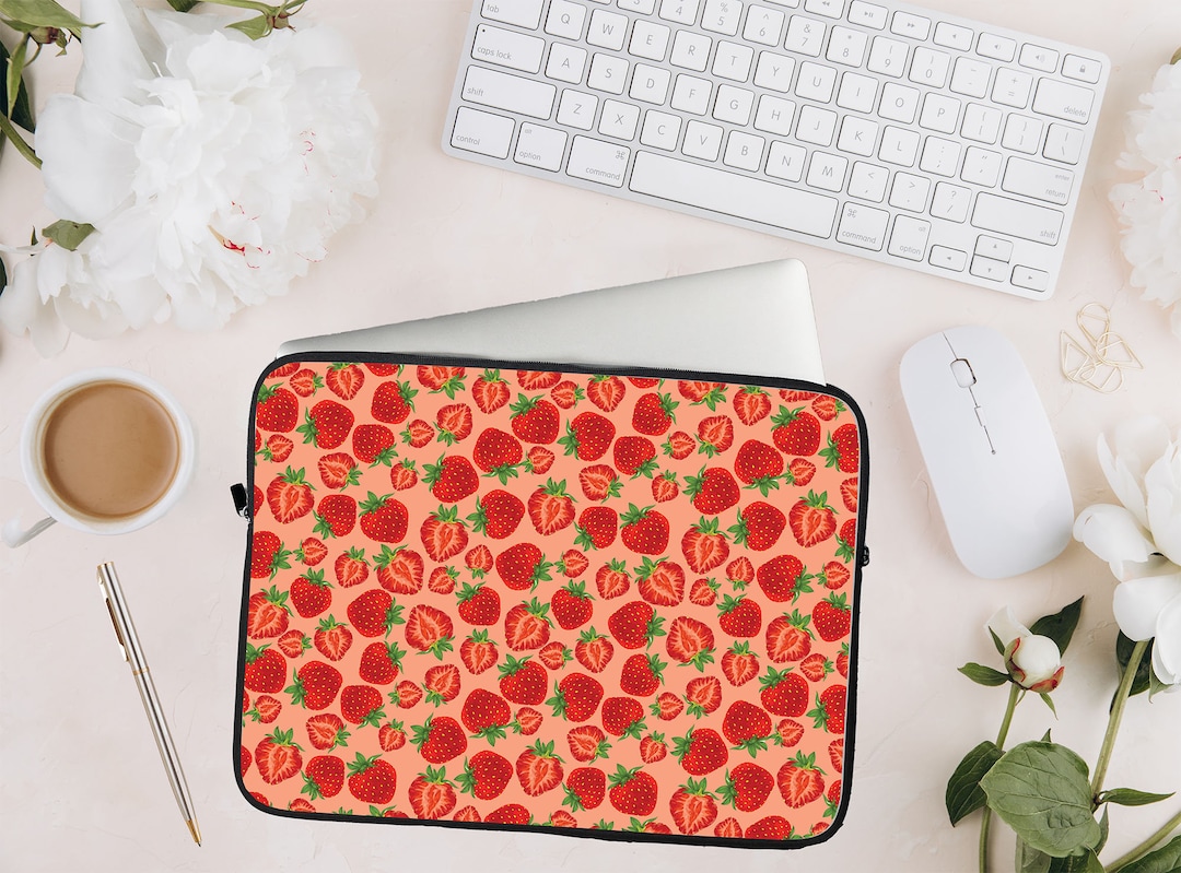 Sweet Strawberry Laptop Sleeve/case - Etsy