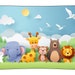 Cute Baby Animal Tapestry - Etsy