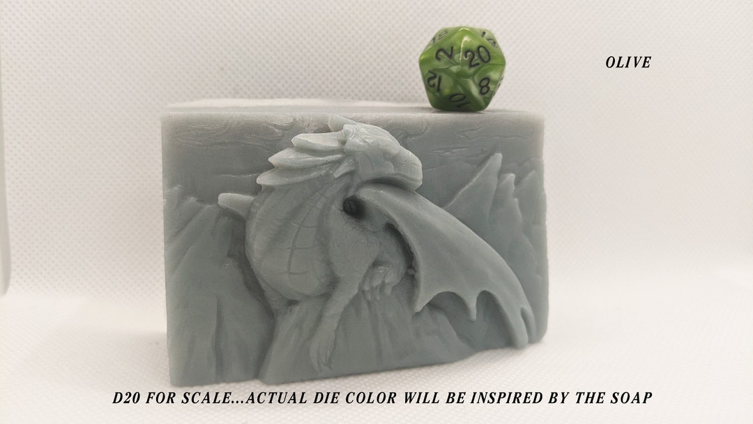 Dragon Peak Soap W/ D20 Inside - DND Gift - Dungeons and Dragons Soap ...