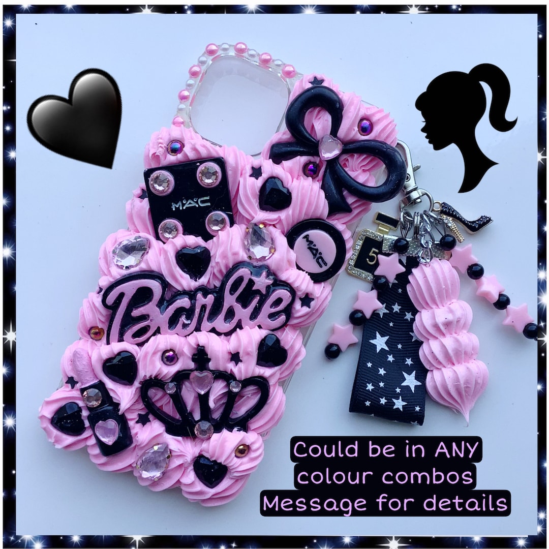 Barbie Phone Case Barbie Decoden Phone Case Pink Barbie iPhone Case ...