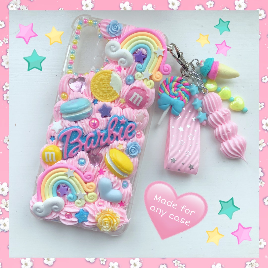 Barbie Phone Case Barbie iPhone Case Pink Barbie Decoden Phone Case ...