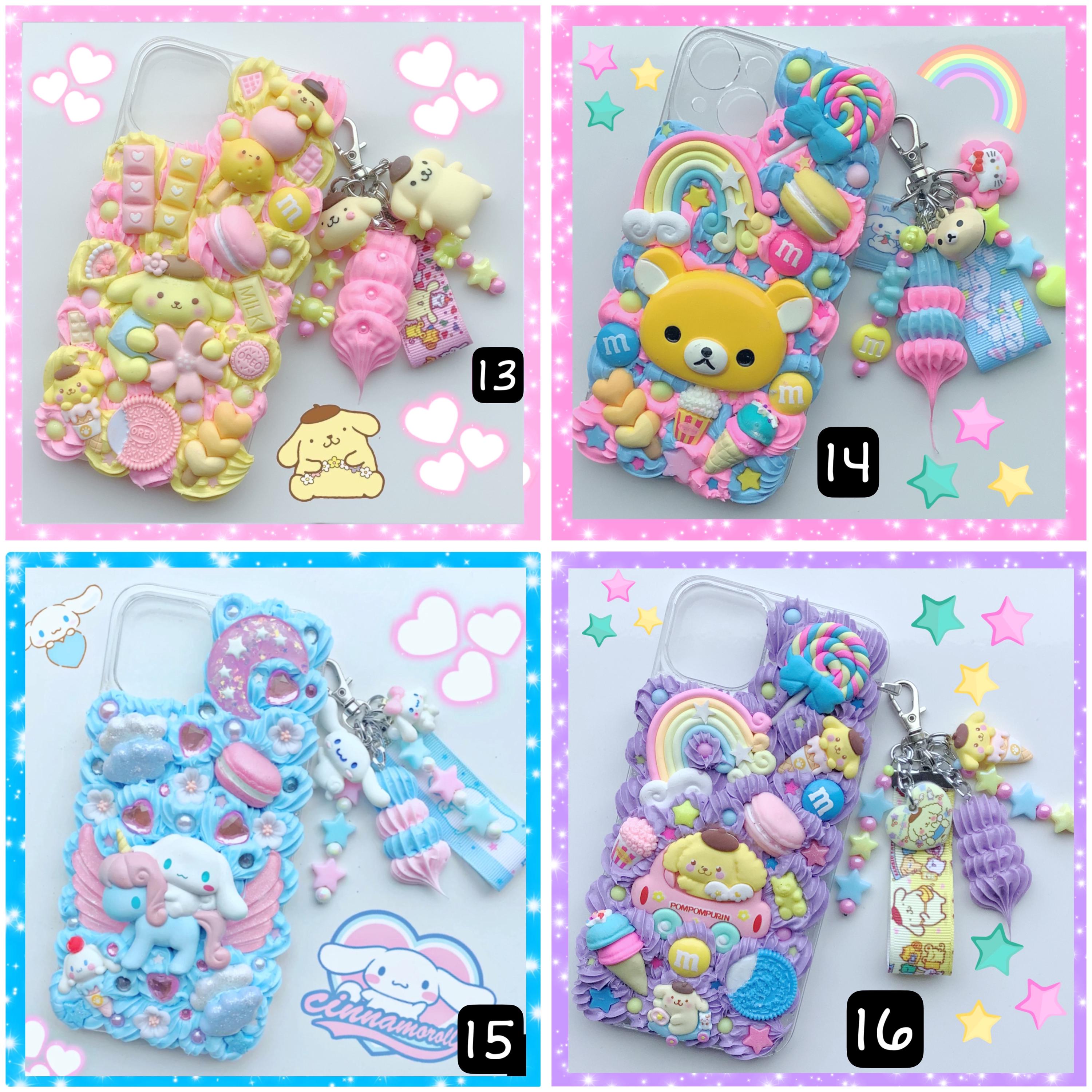Custom Decoden Phone Case Kawaii Kitty Cinna Kuro Melo Cute Apple ...