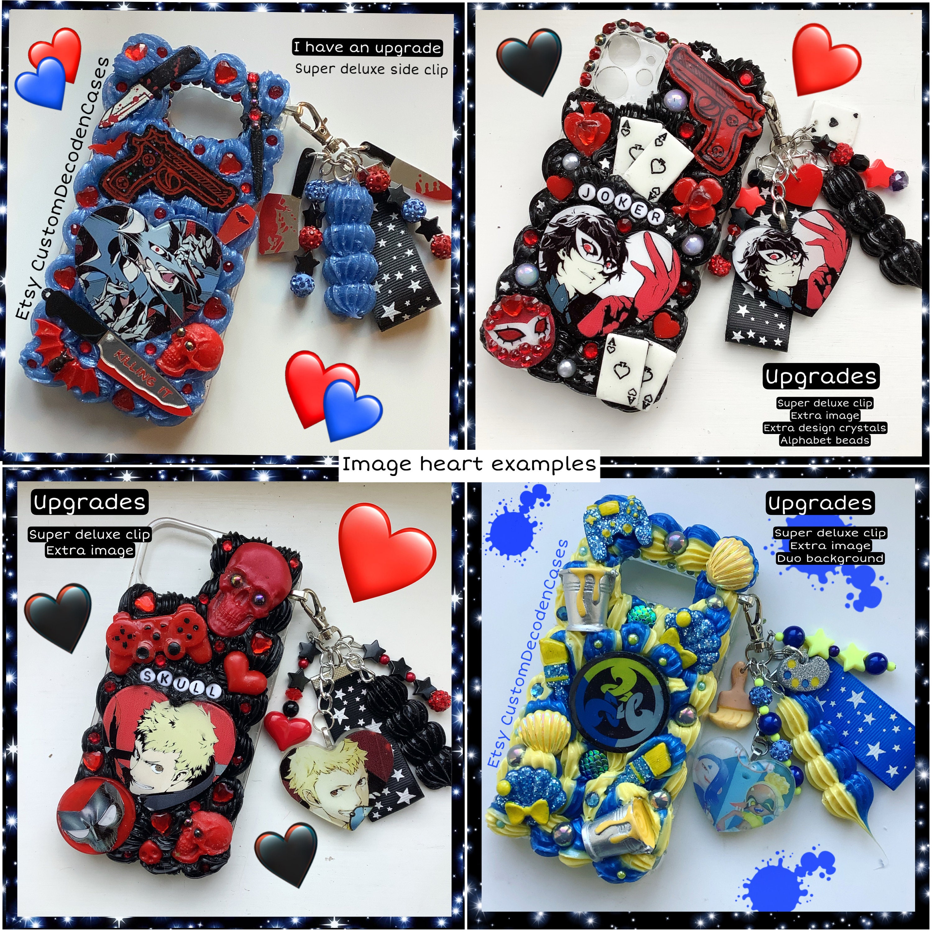 Custom Decoden Phone Case Anime Decoden Case Kawaii Decoden - Etsy