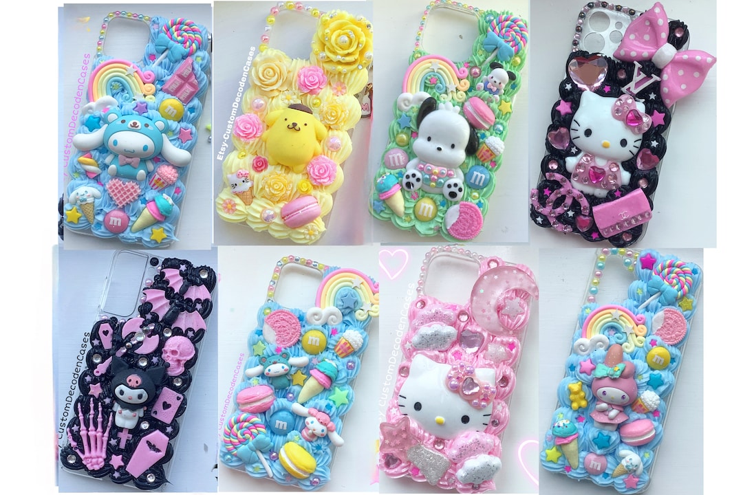 Custom Decoden iPhone Case - Kawaii Cute Aesthetic Decora Apple iPhone ...