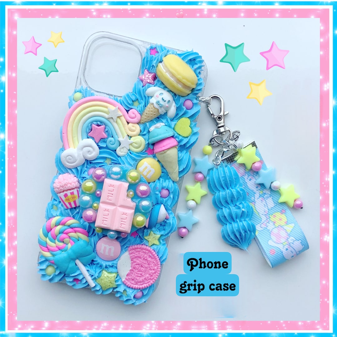 Candy Decoden Phone Case Grip Custom Decoden iPhone Cell Case Cute ...